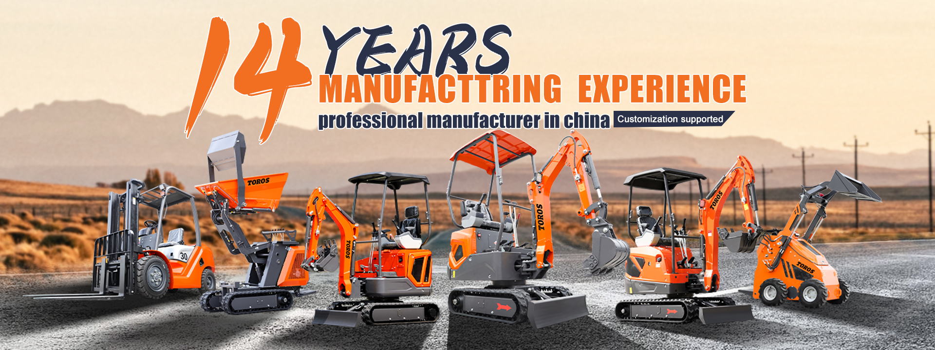 Quality Toros Mini Excavator & Mini Skid Steer Loader factory from China