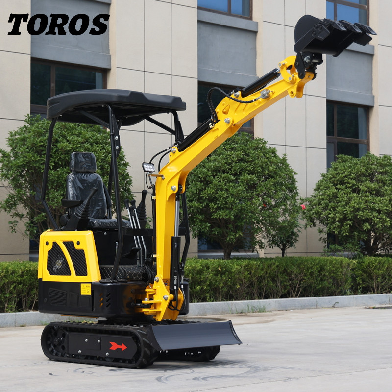 19KW Toros Mini Excavator Hydraulic 1.5 Ton Mini Digger Home Use