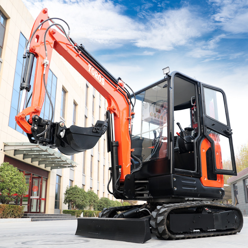 Municipal Engineering 2.5 Ton Mini Excavator 24.5kw Micro Mini Digger ...