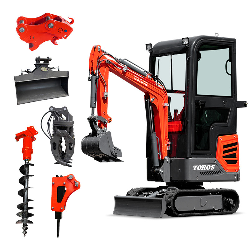 Powerful 1.2 Tonne Mini Crawler Excavator With CE EPA EURO 5 Certification