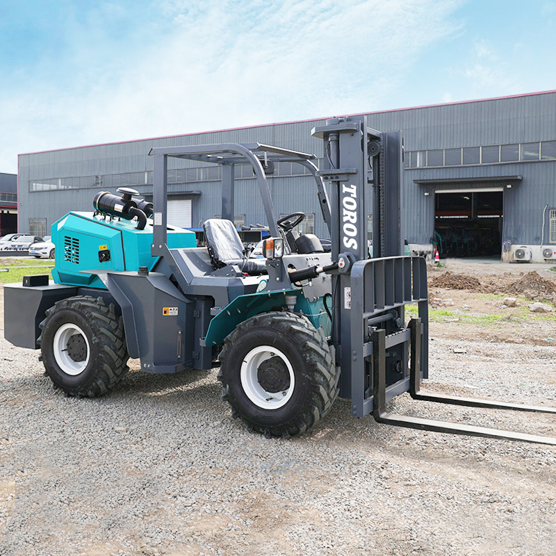 TOROS Powerful Compact Rough Terrain Forklift For Heavy Duty Material ...