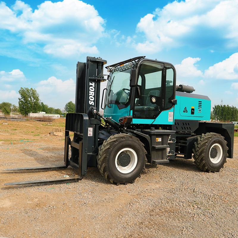 TOROS Powerful Compact Rough Terrain Forklift For Heavy Duty Material ...