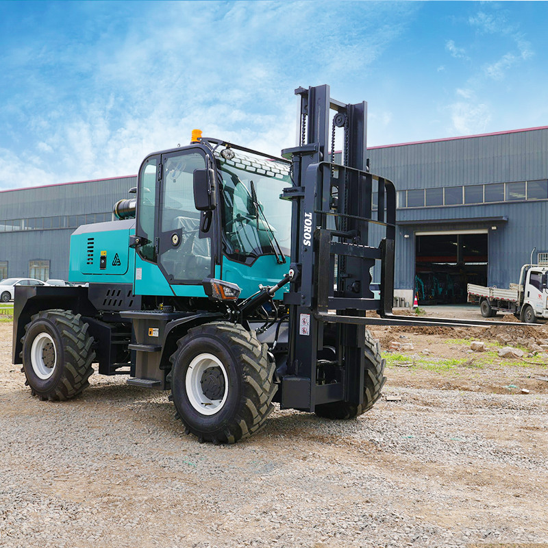 TOROS Powerful Compact Rough Terrain Forklift For Heavy Duty Material ...