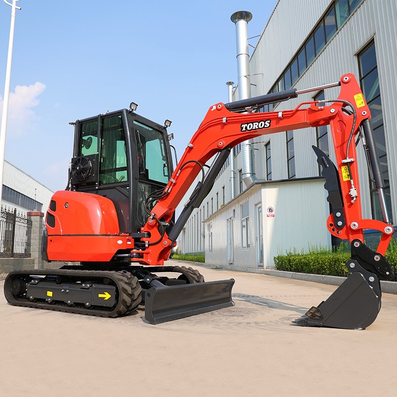Toros 3.5 Ton Mini Excavator With Kubota Engine Micro Digger Mult ...