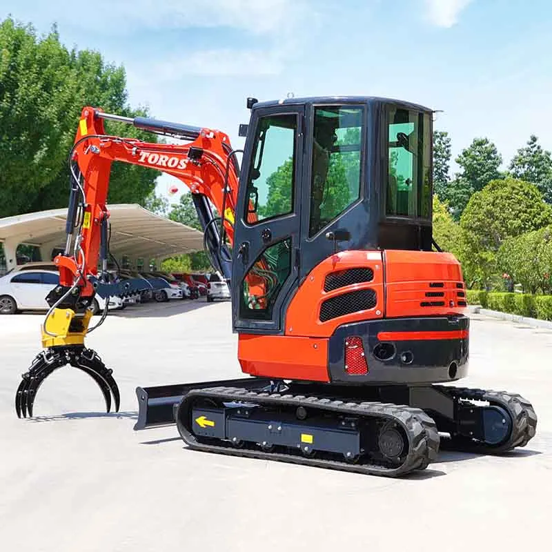 Toros 3.5 Ton Mini Excavator With Kubota Engine Micro Digger Mult ...
