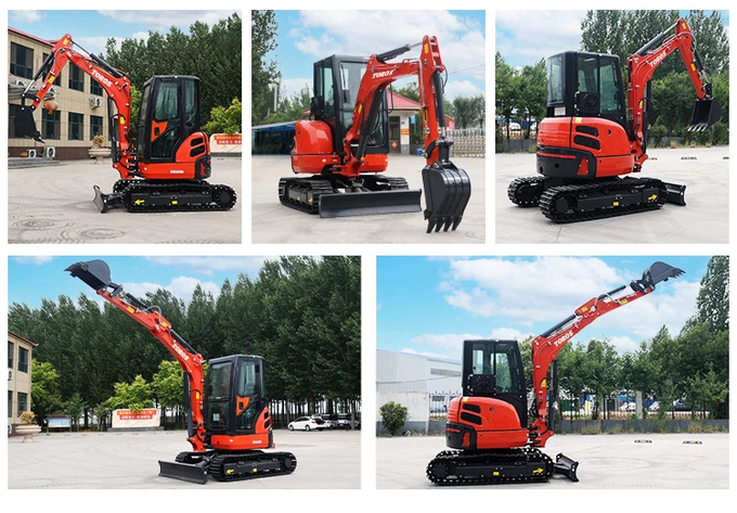 Toros 3.5 Ton Mini Excavator With Kubota Engine Micro Digger Mult ...