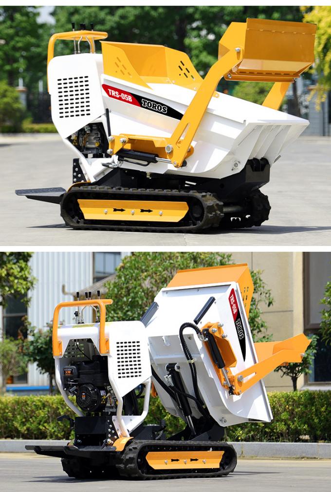 500kg Self Loading Tracked Dumper 20mpa Lightweight Design Versatile ...