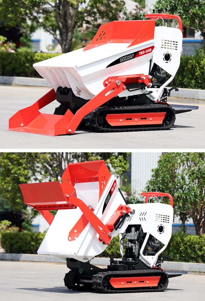 500kg Self Loading Tracked Dumper 20mpa Lightweight Design Versatile ...