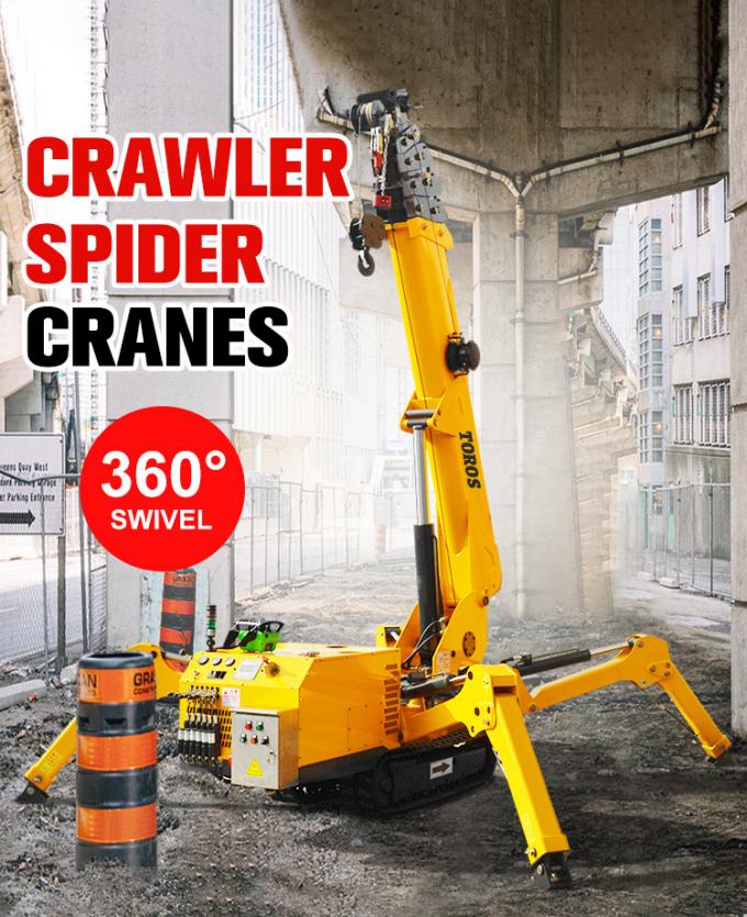 Narrow Space Electric Spider Crane