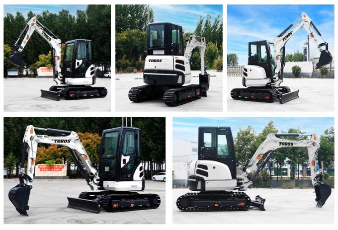 Toros 3.5 Ton Mini Excavator With Kubota Engine Micro Digger Mult ...